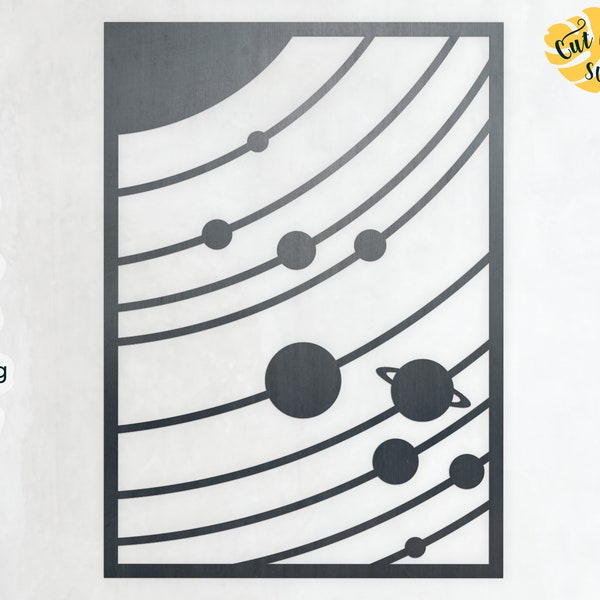 Solar System Svg - Etsy