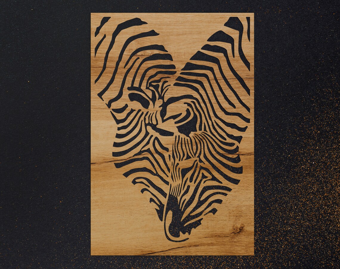 Zebras Svg Zebra Svg Dxf Files for Plasma Cnc Files for - Etsy