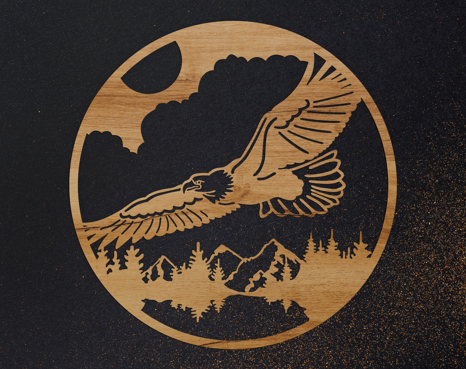 Eagle Svg, Mountain Svg, Dxf Files for Plasma, Cnc Files for Wood ...