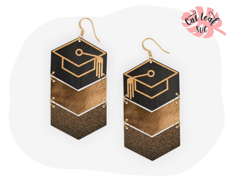 Graduation Svg Earring Svg Class of 2021 Svg Senior 2021 - Etsy