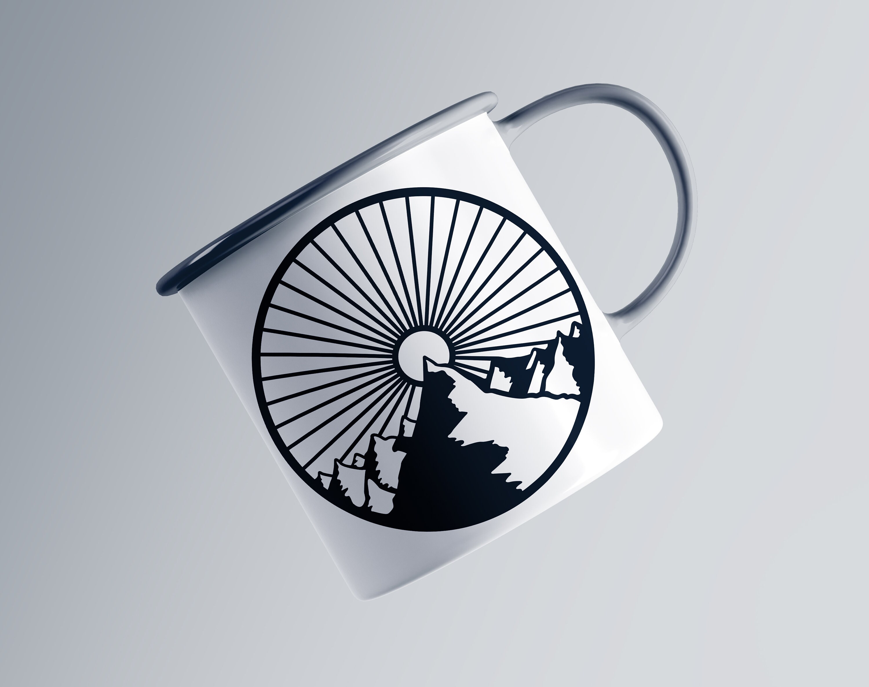 Mountain DXF SVG Metal Wall Art Laser Cut Files, Nature Scene Cnc ...
