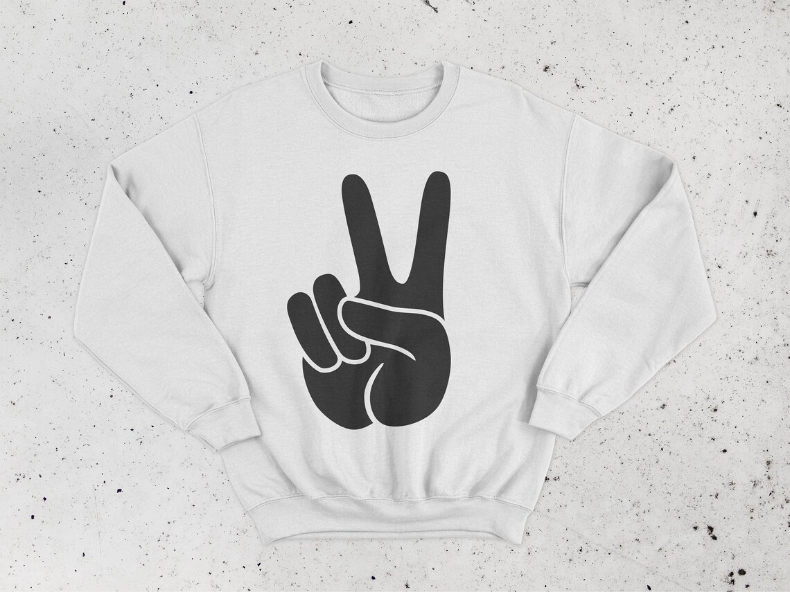 Peace Hand SVG, Hippie Sign (digital Files) - Etsy