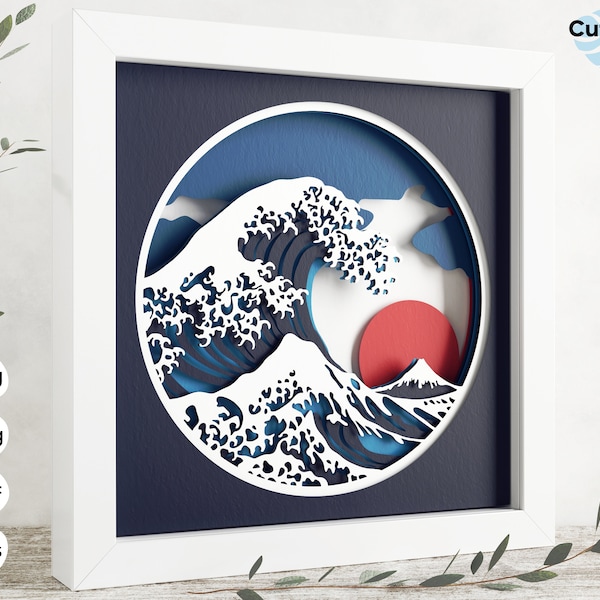 3d Shadow Box Svg - Etsy