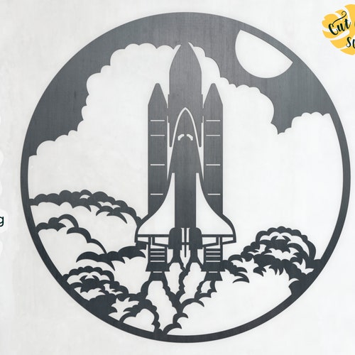 Astronaut SVG Dxf Files for Plasma Cnc Files for Wood Space - Etsy
