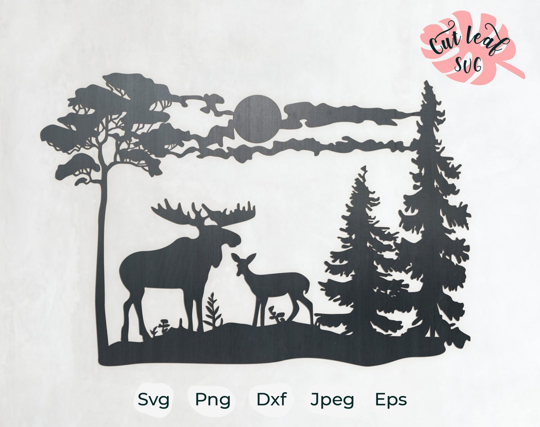 Elks DXF SVG Cut Files, Dxf Files for Plasma, Cnc Files for Wood ...
