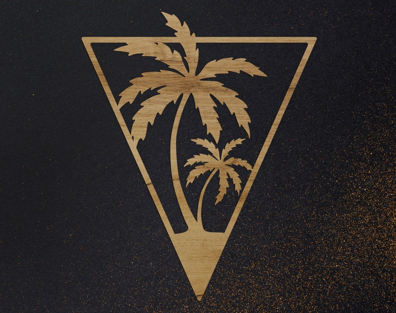 Palm Tree Svg, Dxf Files for Plasma, Cnc Files for Wood, Summer Svg ...