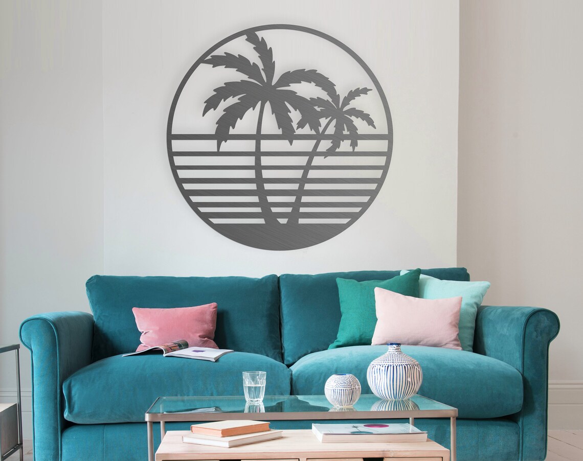 Palm Tree Svg Dxf Files for Plasma Cnc Files for Wood | Etsy