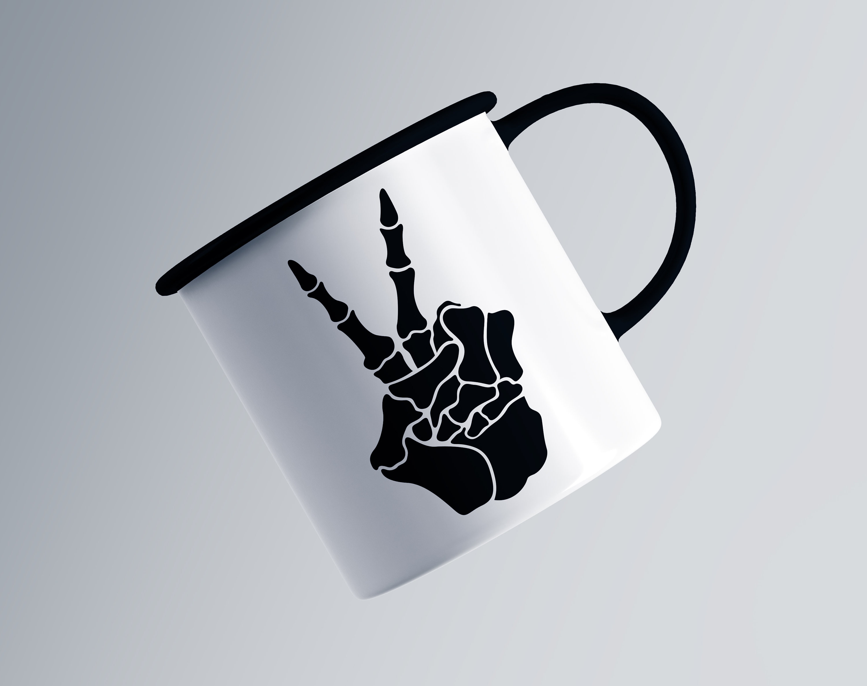 Skeleton Hand Peace Sign SVG, Bones Vector (digital Files) - Etsy