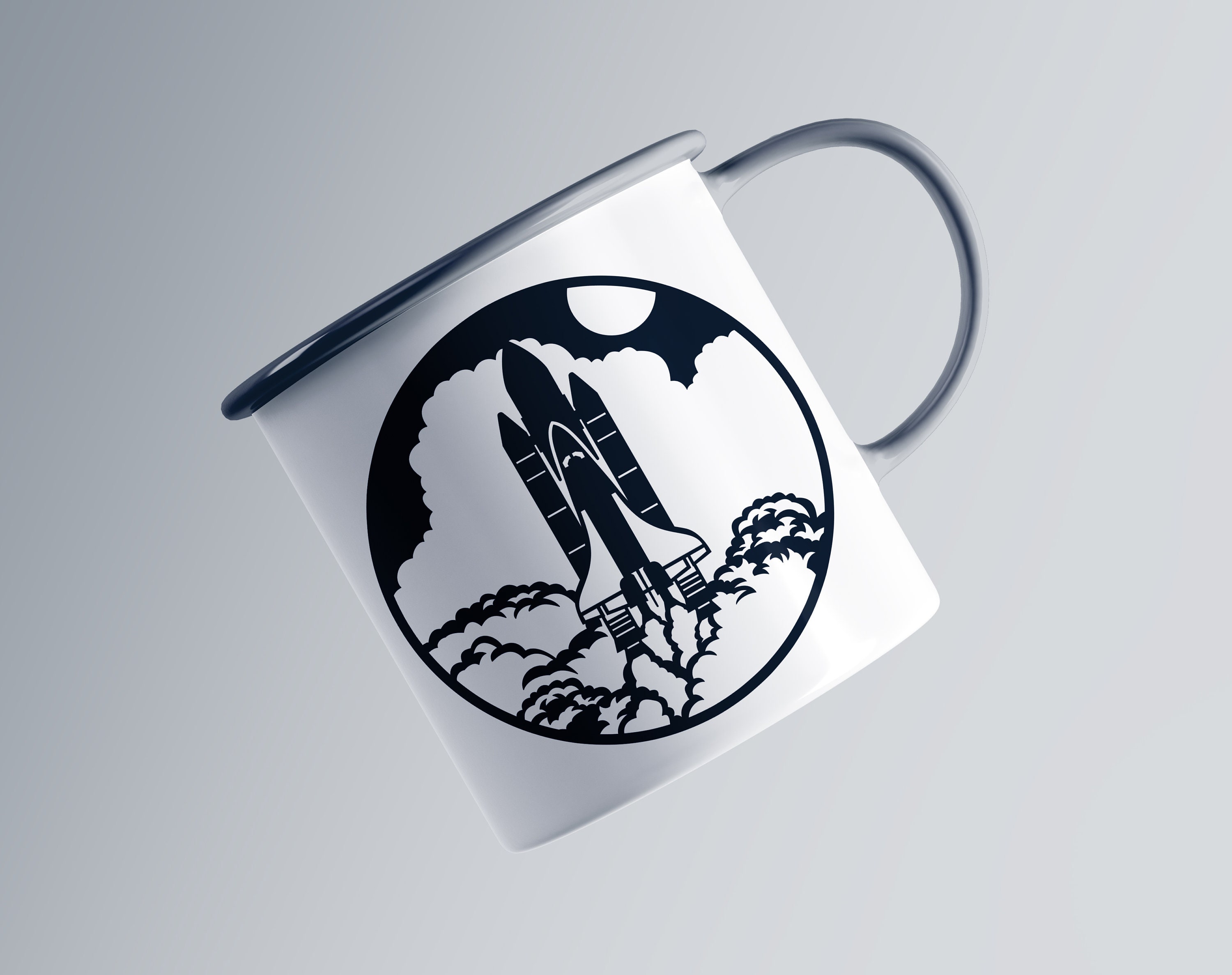 Rocket DXF SVG Metal Wall Art Laser Cut Files, Spaceship Cnc Router ...