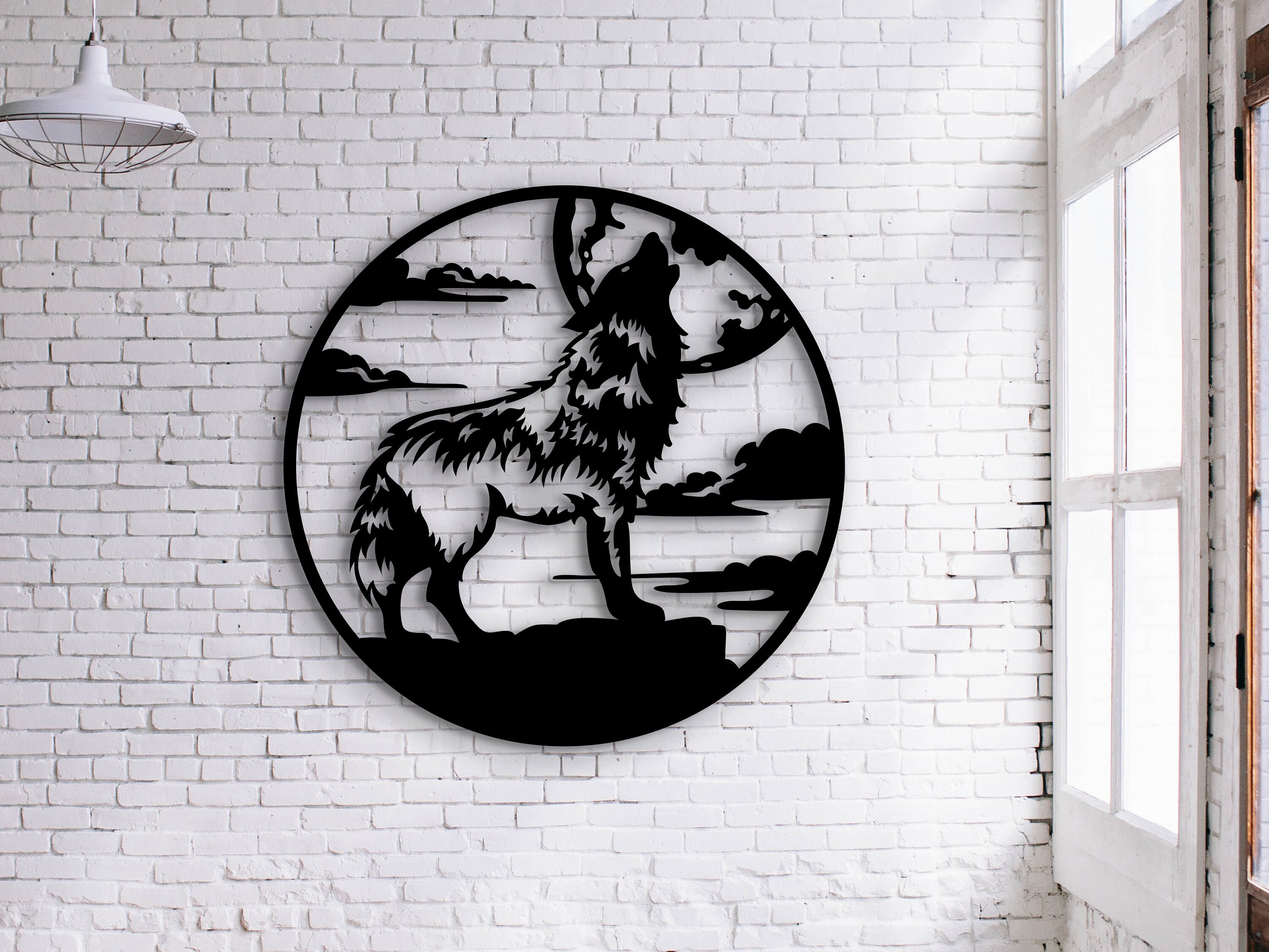 Wolf Svg Dxf Files for Plasma Cnc Files for Wood Glowforge - Etsy