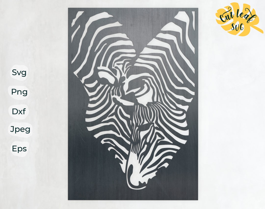 Zebras Svg, Zebra Svg, Dxf Files for Plasma, Cnc Files for Wood, Zoo ...