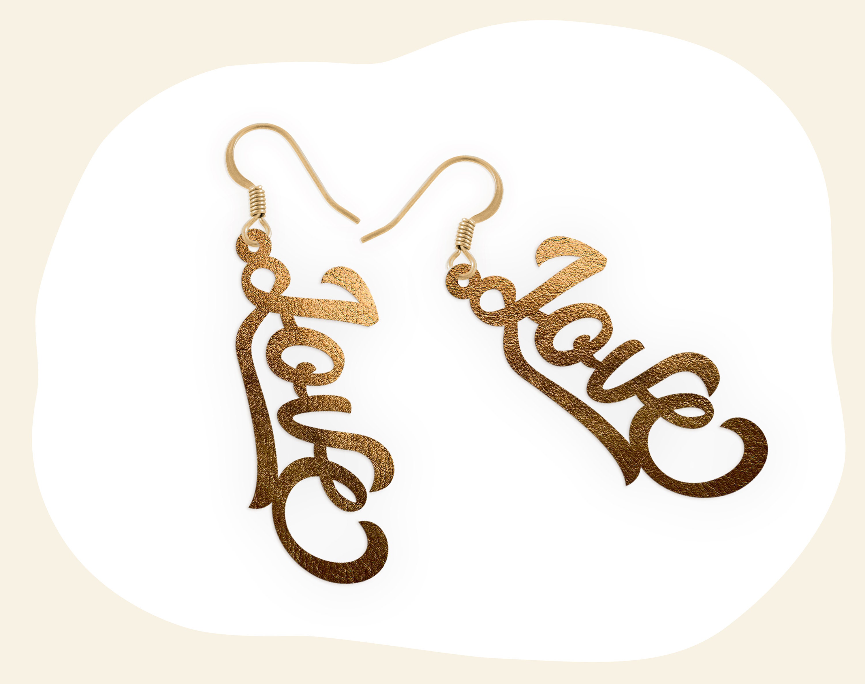 Heart & Teardrop Earring SVG, Love Cut File (digital Download) - Etsy