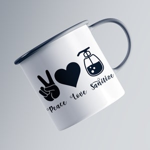 Peace Love Sanitize Svg, Quarantine Svg, Stay Home, Bathroom Svg, Nurse ...