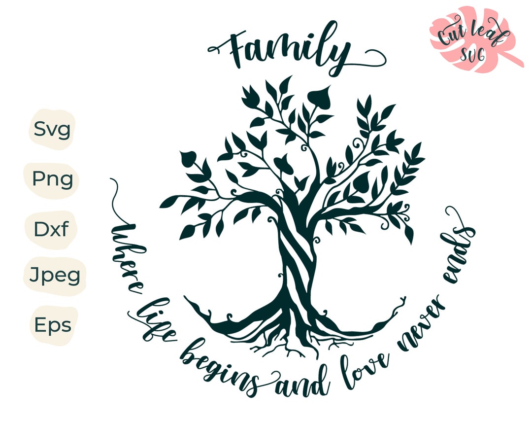 Family Tree Svg, Tree Svg, Family Svg, Tree of Life Svg, Tree of Life ...