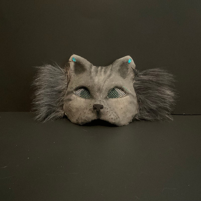 Gray Cat Therian Mask - Etsy