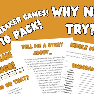 Tell Me A Story About... Icebreaker Game - Etsy