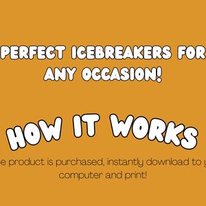 Tell Me A Story About... Icebreaker Game - Etsy