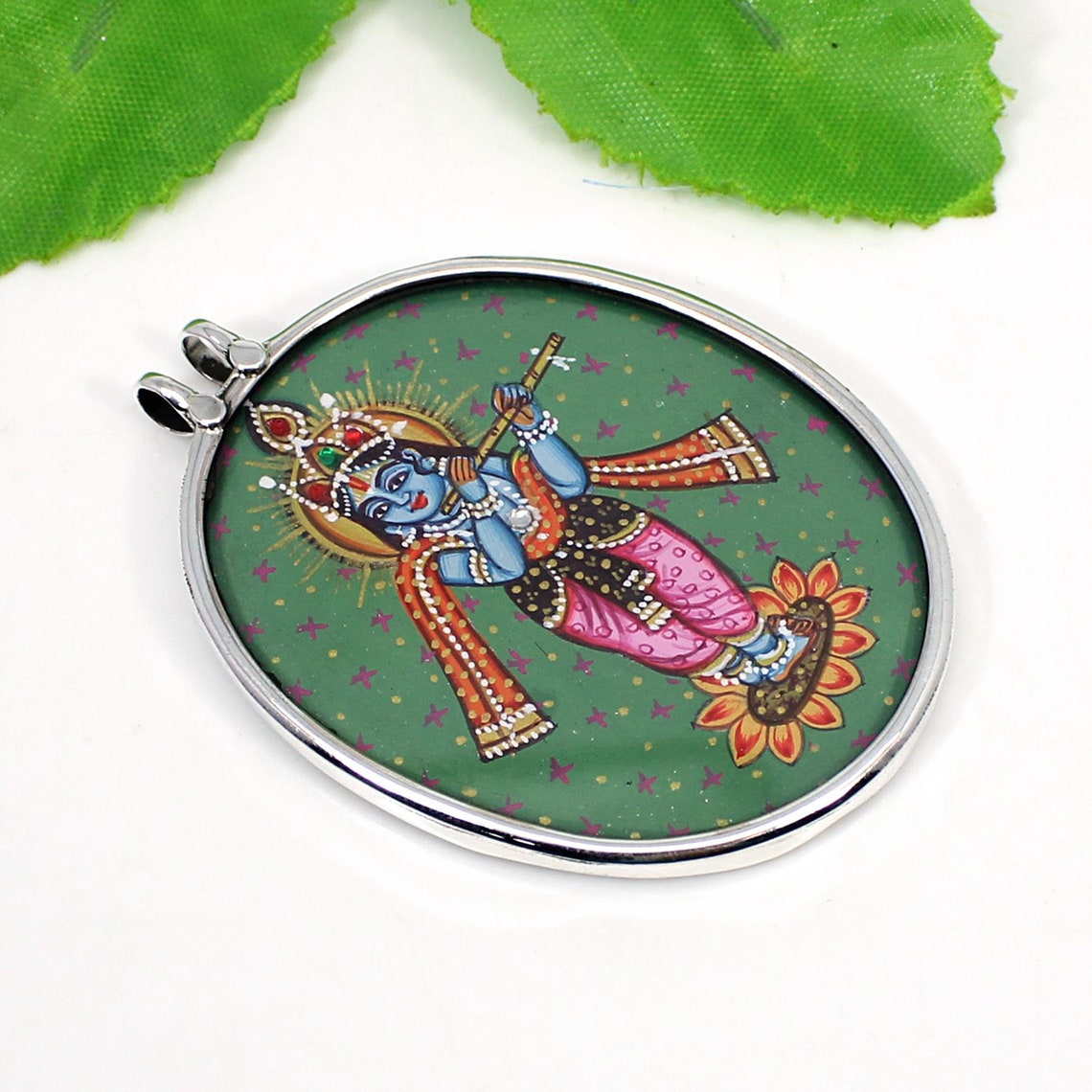 Lord Krishna Pendant-hindu God Jewelry-hindu Deity - Etsy