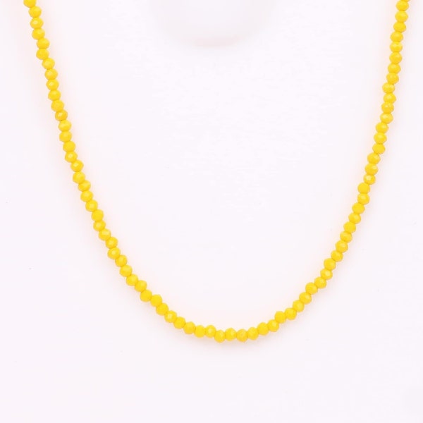 Yellow Necklace - Etsy