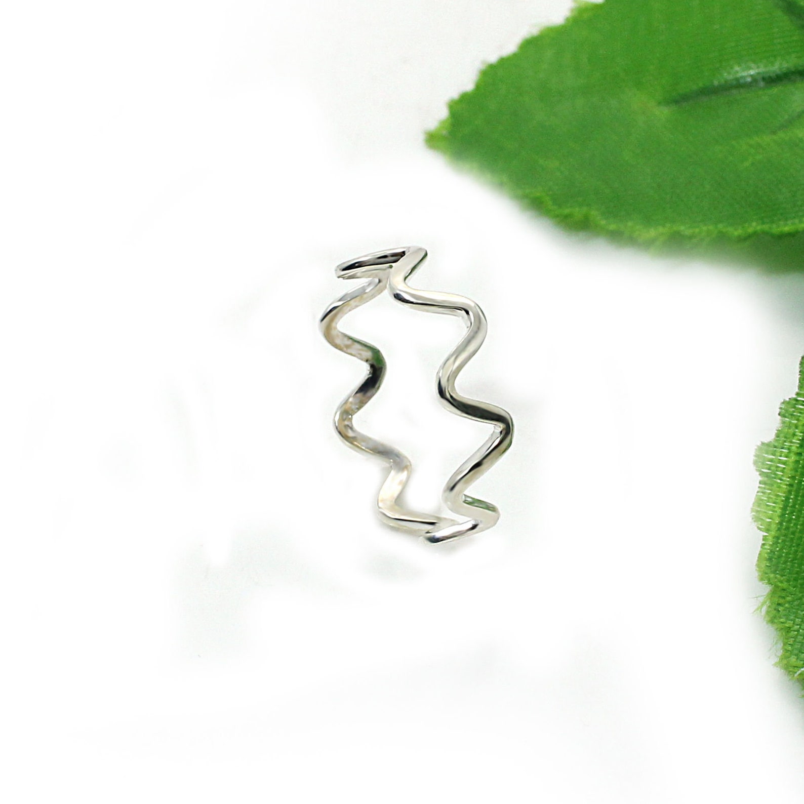 925 Silver Thin Wavy Ring Silver Wave Ring Jewelry Thin | Etsy