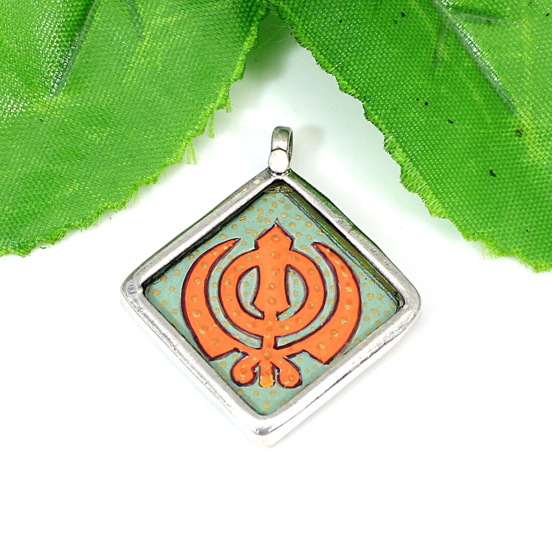 925 Sterling Silver Handmade Indian Temple Sikhism Khanda - Etsy