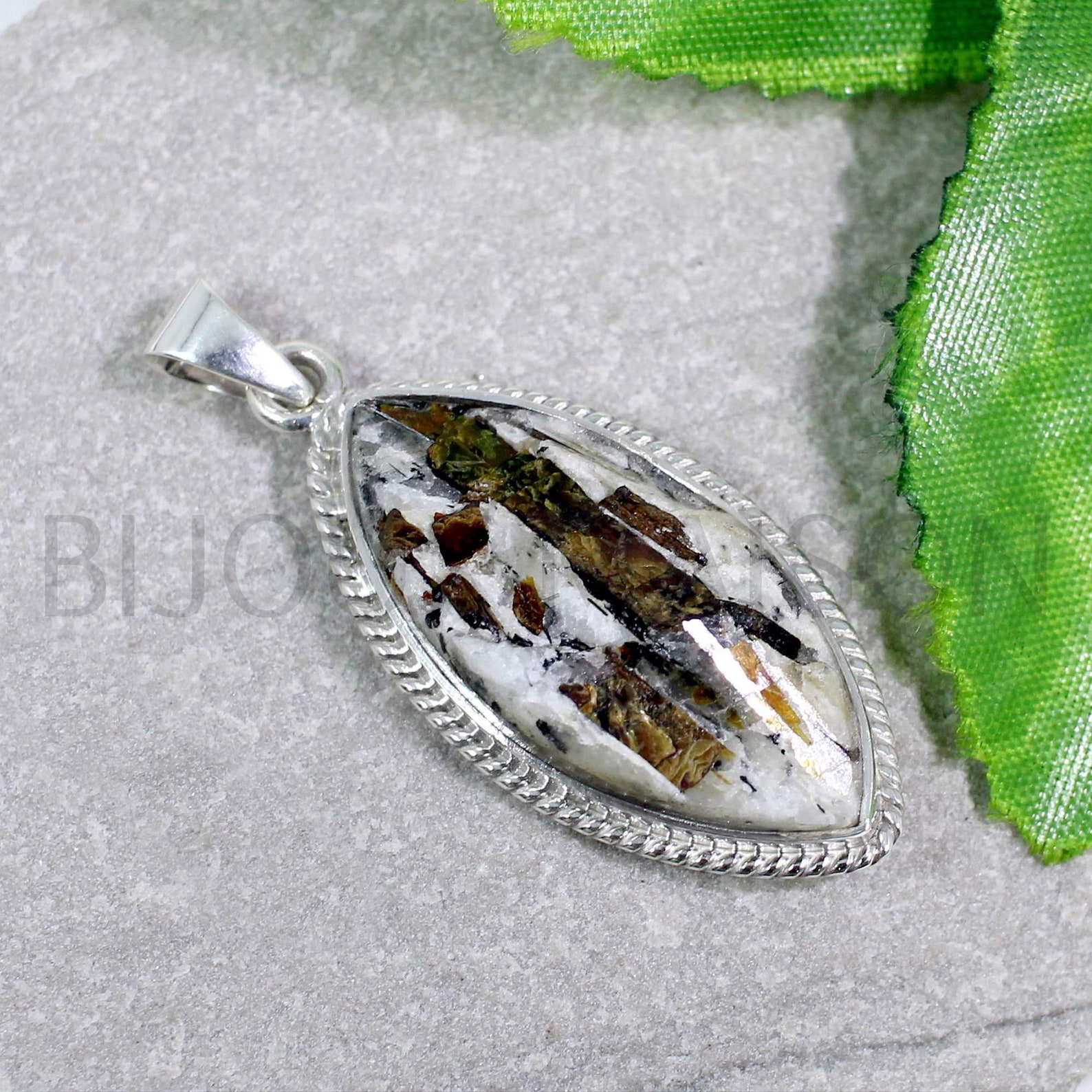 Astrophyllite Rough Pendant Necklace for Women Bezel Set - Etsy