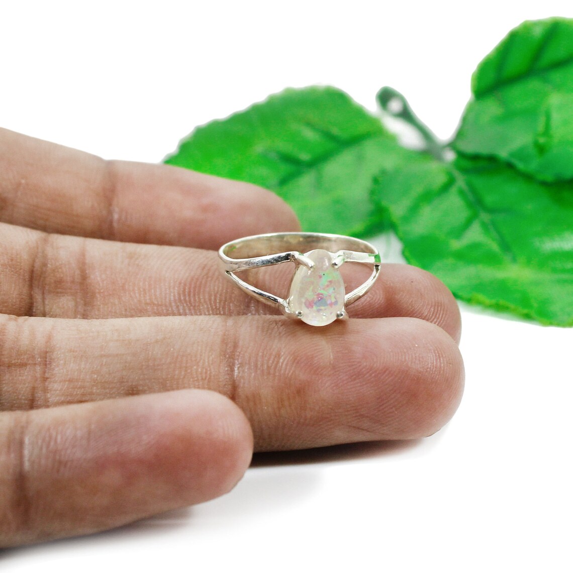 Opal Ring Handmade 925 Sterling Silver Jewelry Opal Gemstone - Etsy