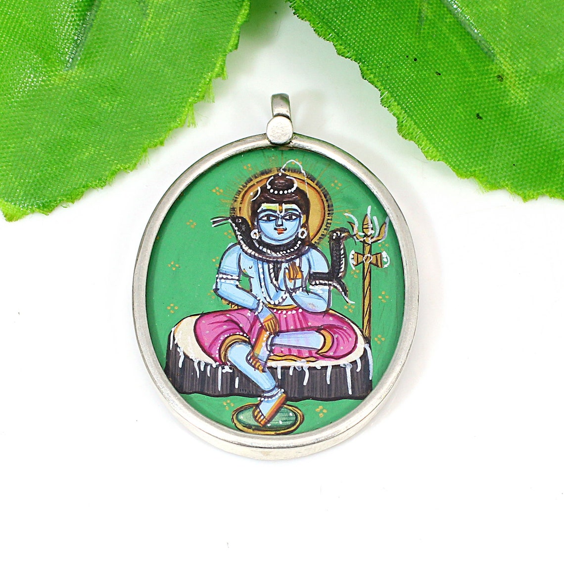 Indian God Pendant Shiva Pendant Handmade Jewelry 925 - Etsy
