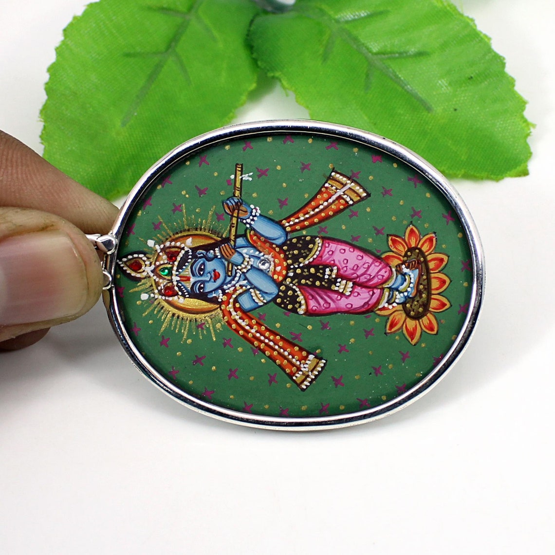 Lord Krishna Pendant-hindu God Jewelry-hindu Deity - Etsy