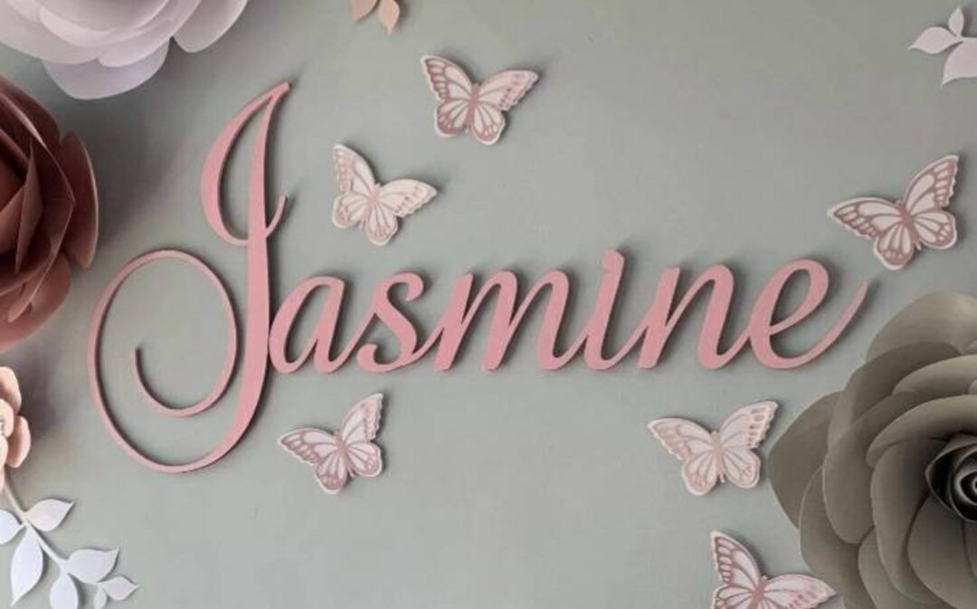 30cm Mdf Wall Name Sign - Etsy