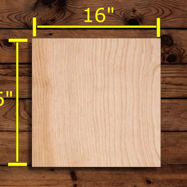 Square Wood Sign - Etsy