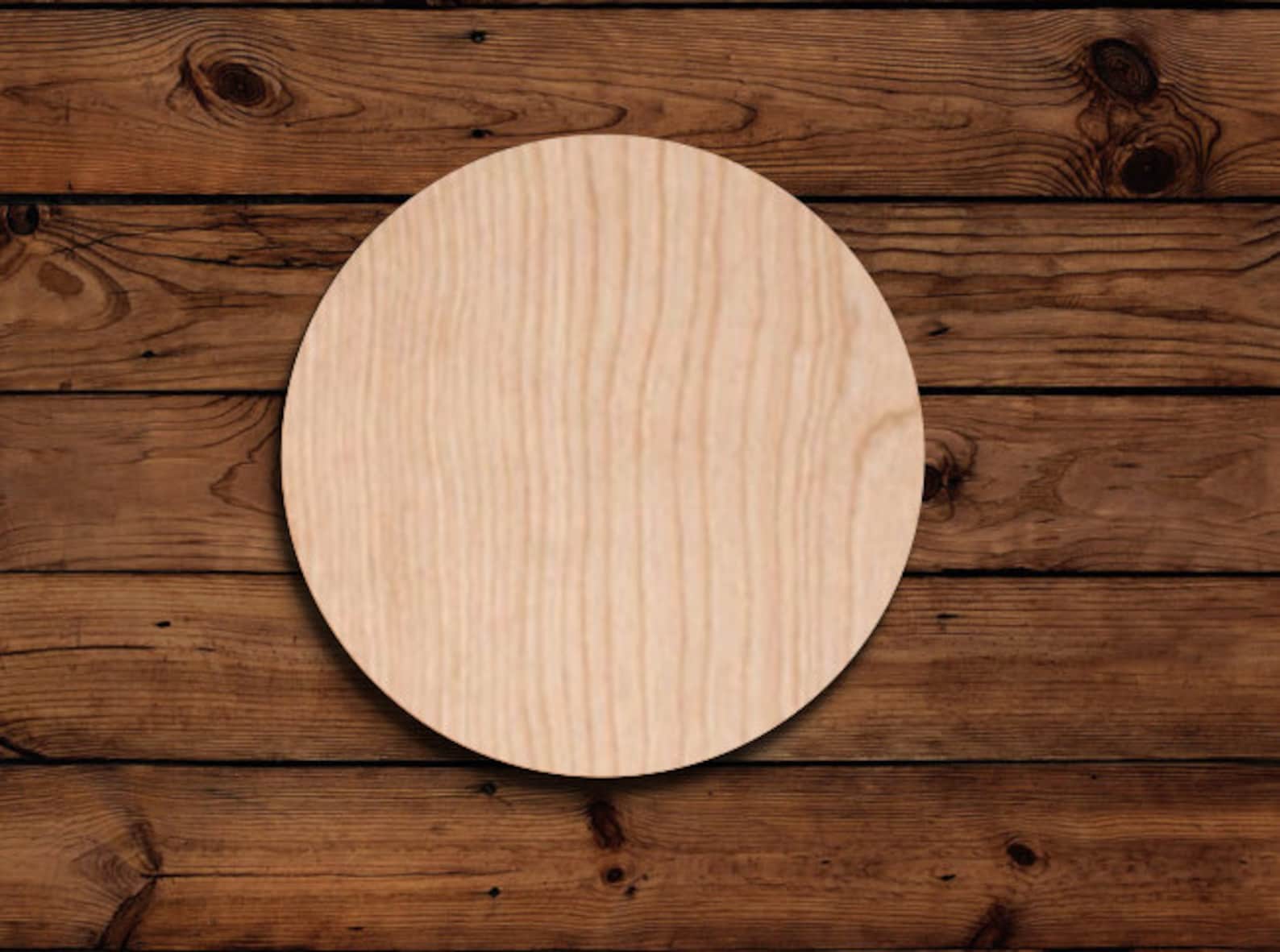 15.5x1/4 Inch Wood Circle / Nursery Circle Sign / Rustic Wood Circle ...