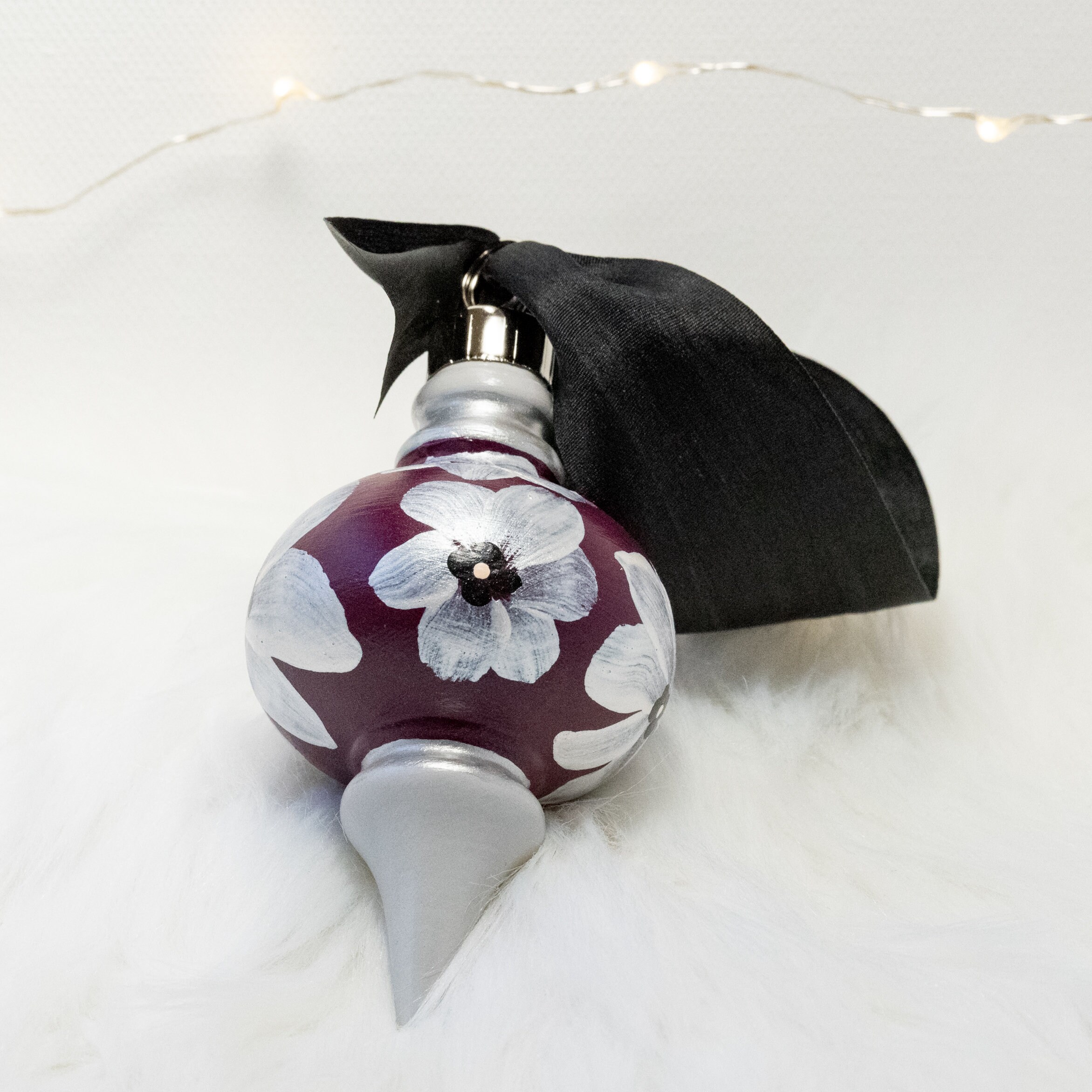 The Felicia Hand Painted Ornament, One of a Kind Ceramic Bisque ...