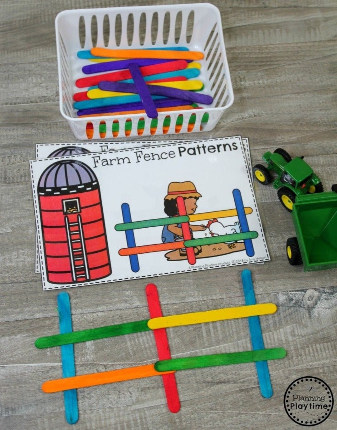 Farm Pattern Cards: Preschool Printable Activities (digital Download ...