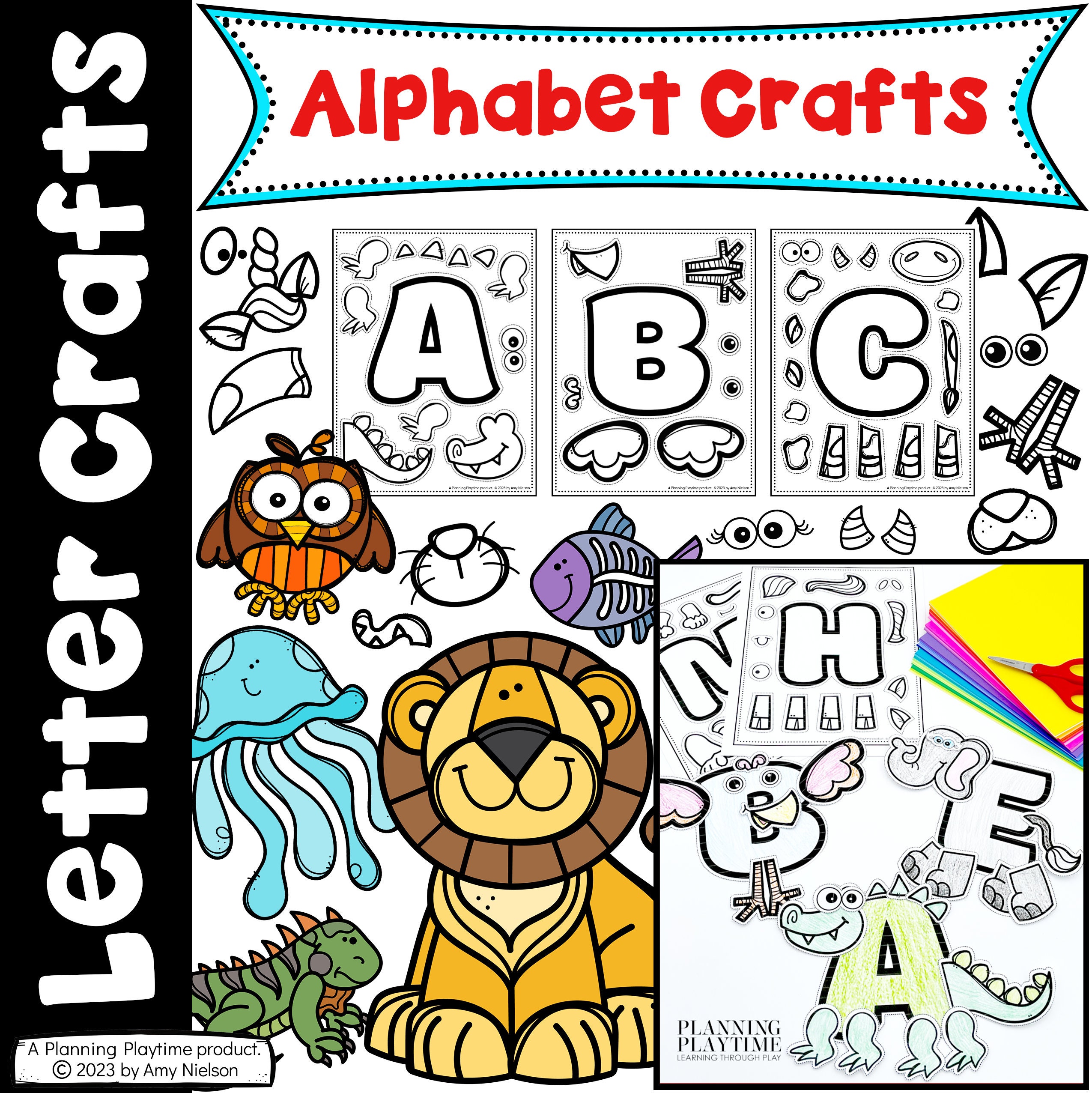 Alphabet Crafts, Preschool Letter Crafts, Alphabet Activities, Alphabet ...