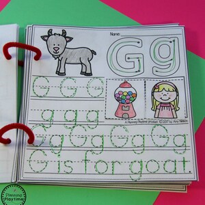 Alphabet Book for Preschool or Kindergarten - Etsy