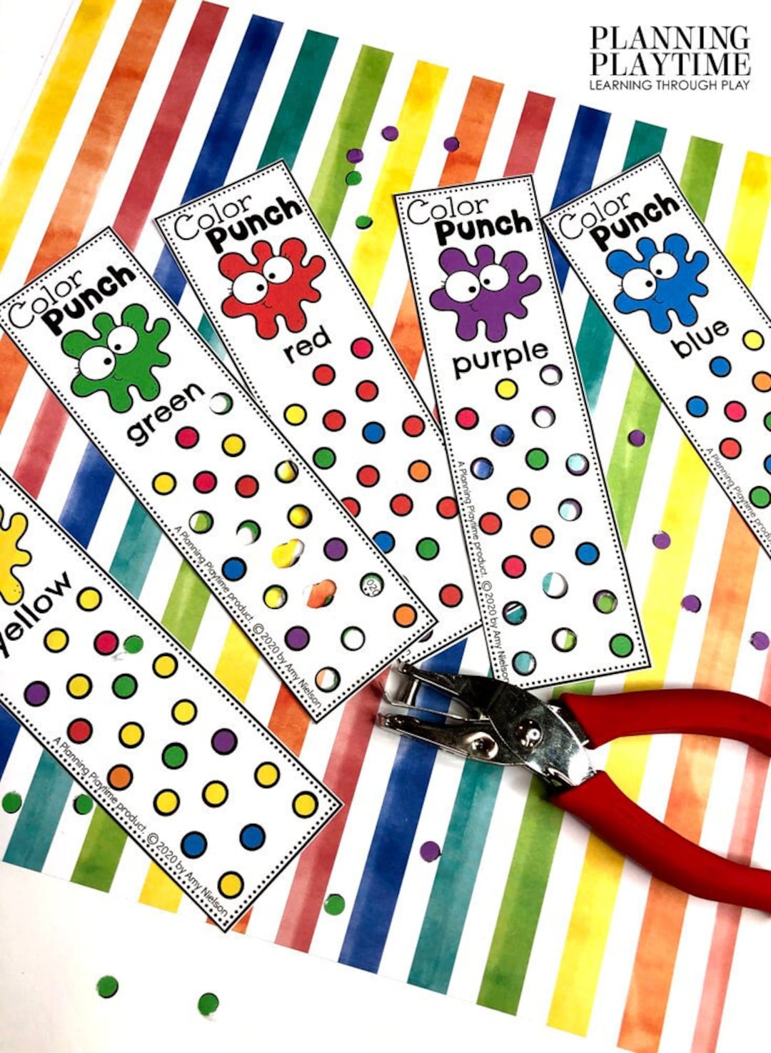 Preschool Color Matching Activity: Fine Motor Skills Practice (digital ...