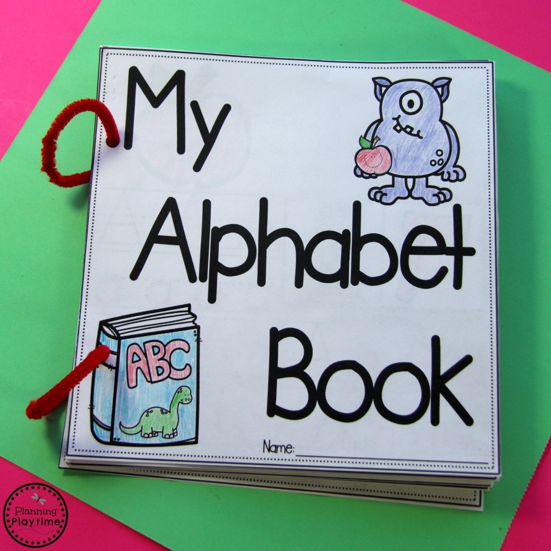 Alphabet Book for Preschool or Kindergarten - Etsy
