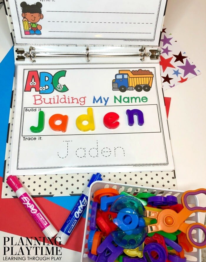 Customized Name Practice Activities for Preschool and Kindergarten Name ...