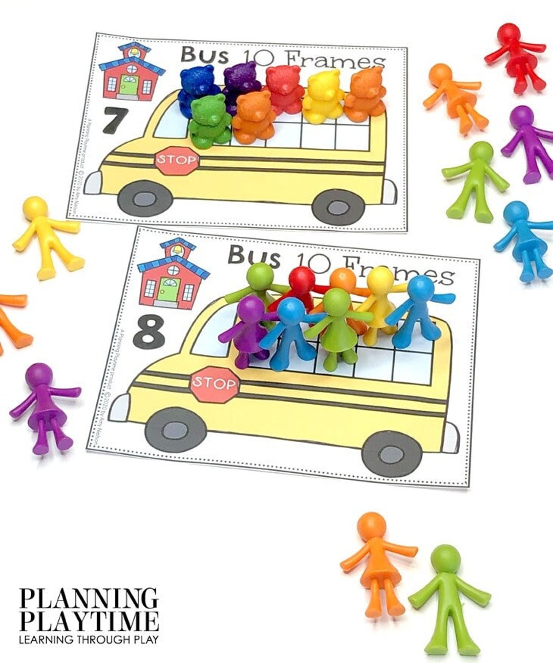 Preschool Printables, Learning Numbers, Number Matching Game, Preschool ...