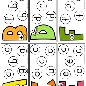 Preschool Printables, Learning Letters, Alphabet Matching Game ...