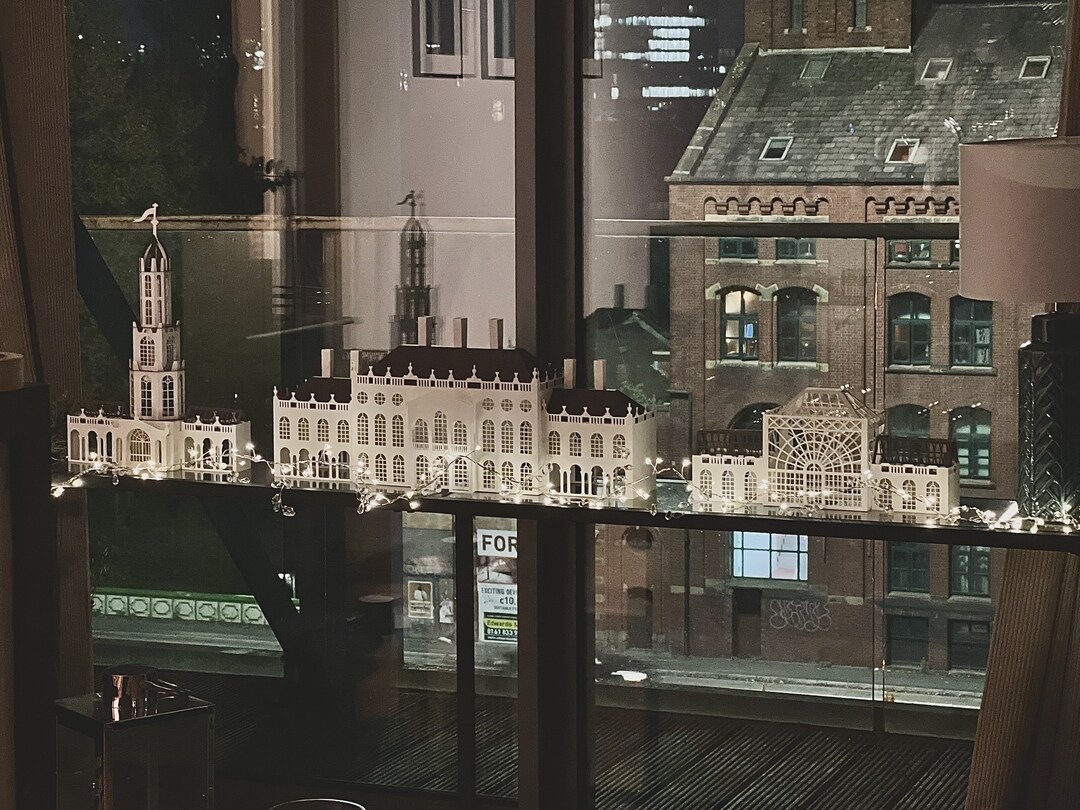 Paper Palace Model, Paper Christmas Village, Paper Wedding Decor, Paper ...