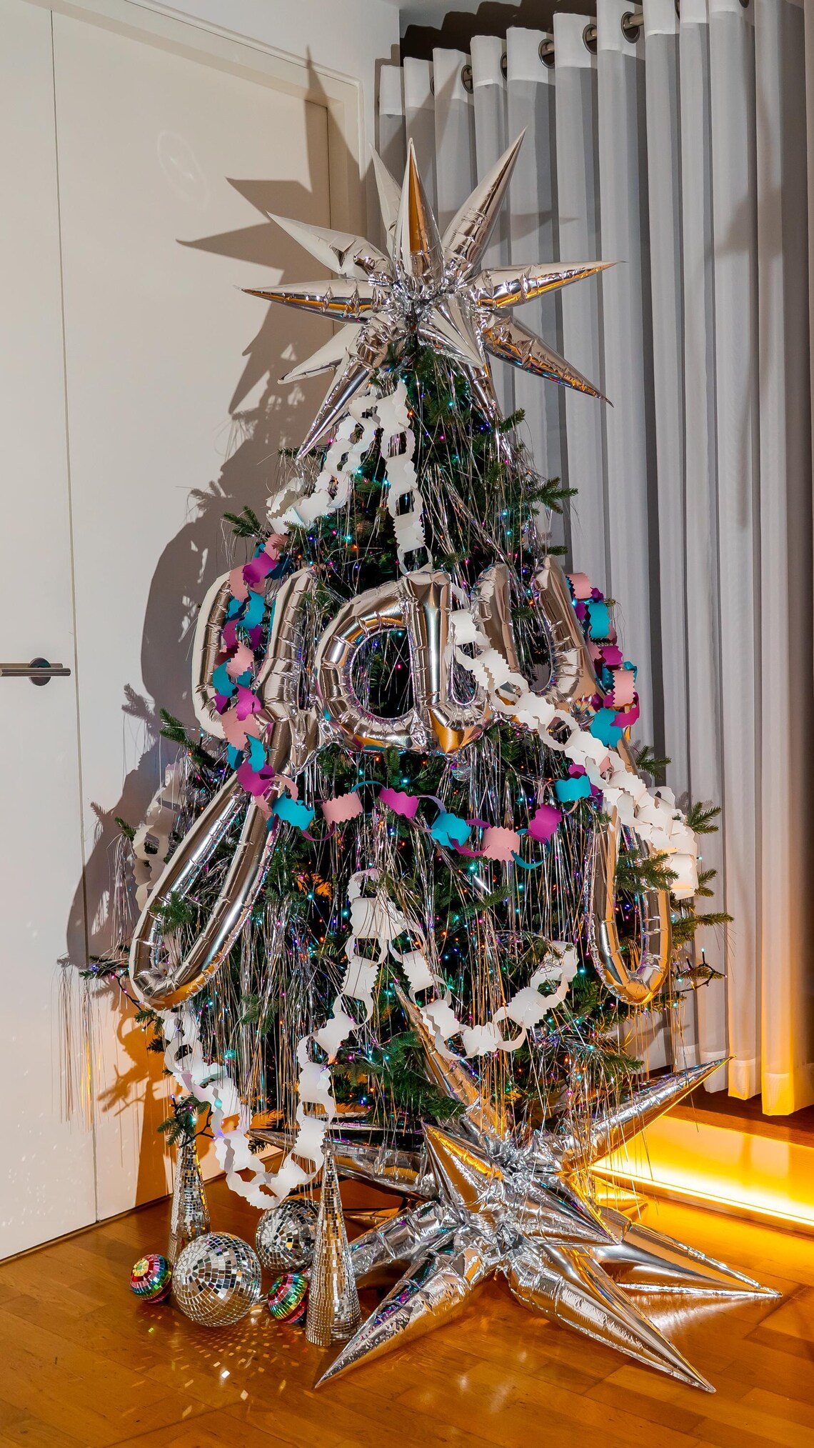 All White Paper Chain Garland, Festive Home Decor, 10 Ft Long, 3 Meters ...