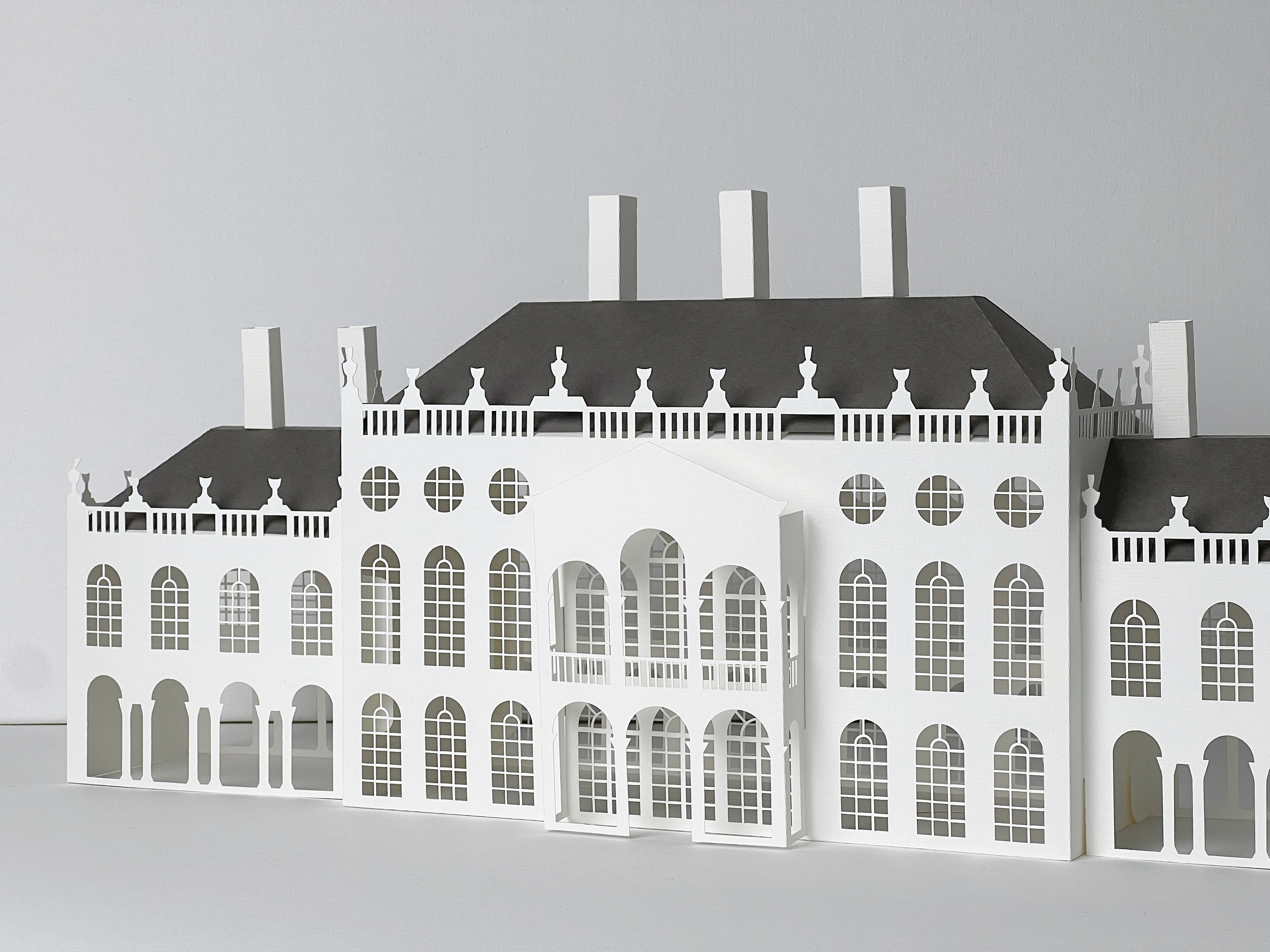 Paper Palace Christmas Village: Luxury Holiday Decoration - Etsy