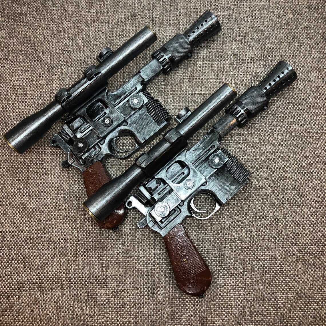 Han Solo Blaster Han Solo Gun Star Wars Cosplay Prop Etsy