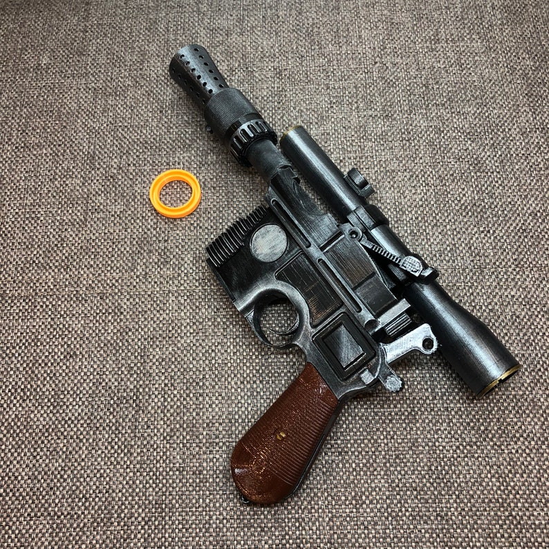 Han Solo Blaster Han Solo Gun Star Wars Cosplay Prop Etsy