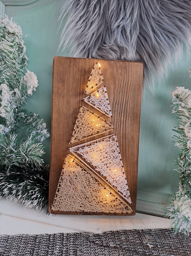 String Art Christmas Decoration - Etsy