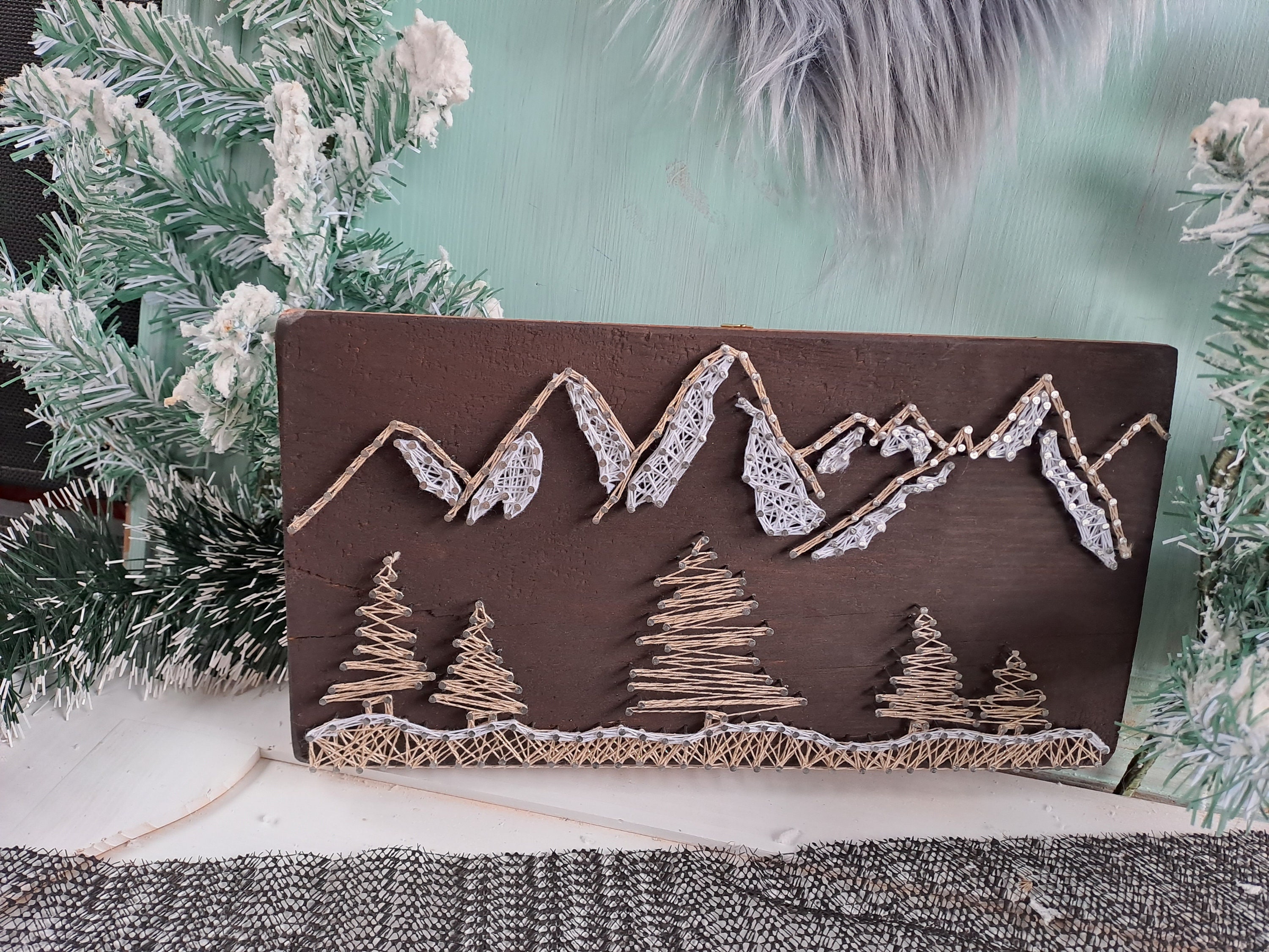 String Art Christmas Decoration - Etsy