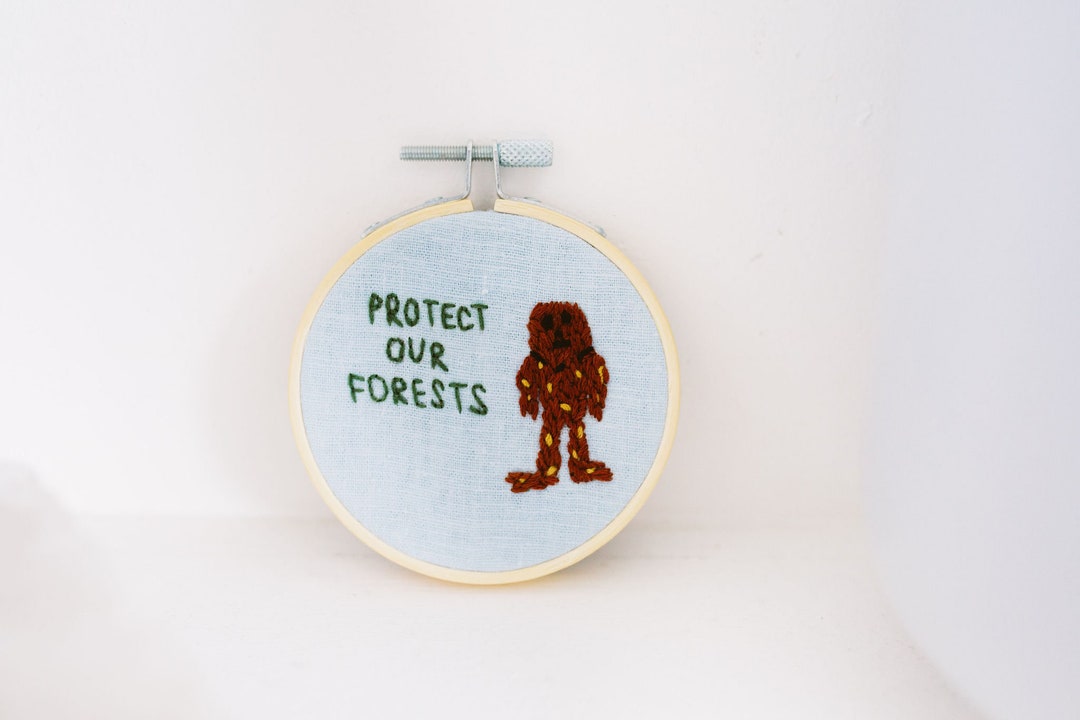 Mini Sasquatch Embroidery - Etsy