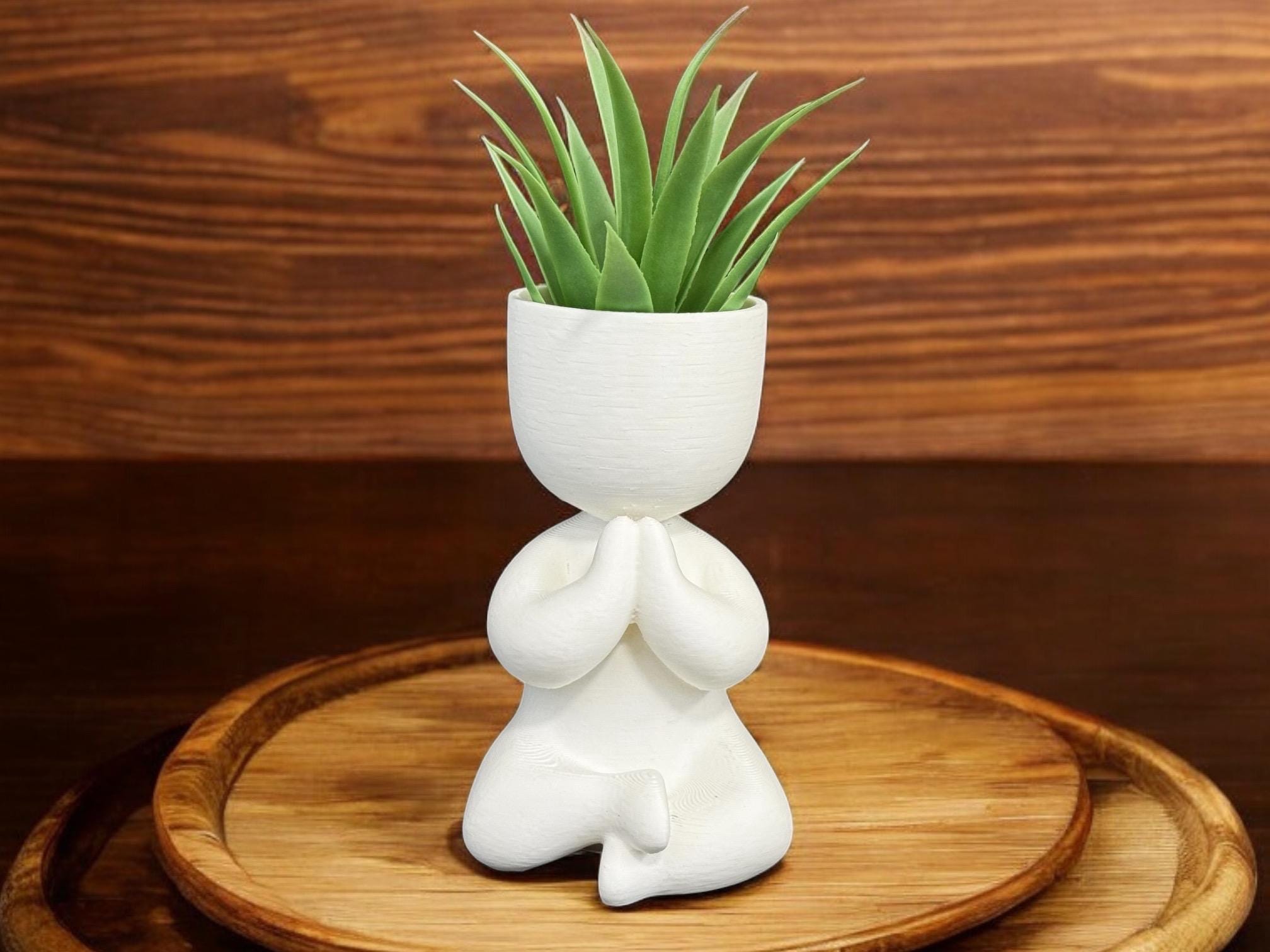Yoga Yan Air Plant Holder | 3D Printed Airplant Pot | Zen Yoga Pose ...